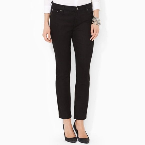 Ralph Lauren | Jeans | Ralph Lauren Manhattan Classic Straight Black Jeans | Poshmark